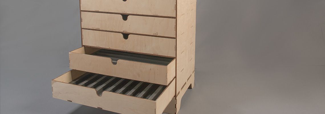 Laser Cut Drawers & Plinths | White Rose Modelworks