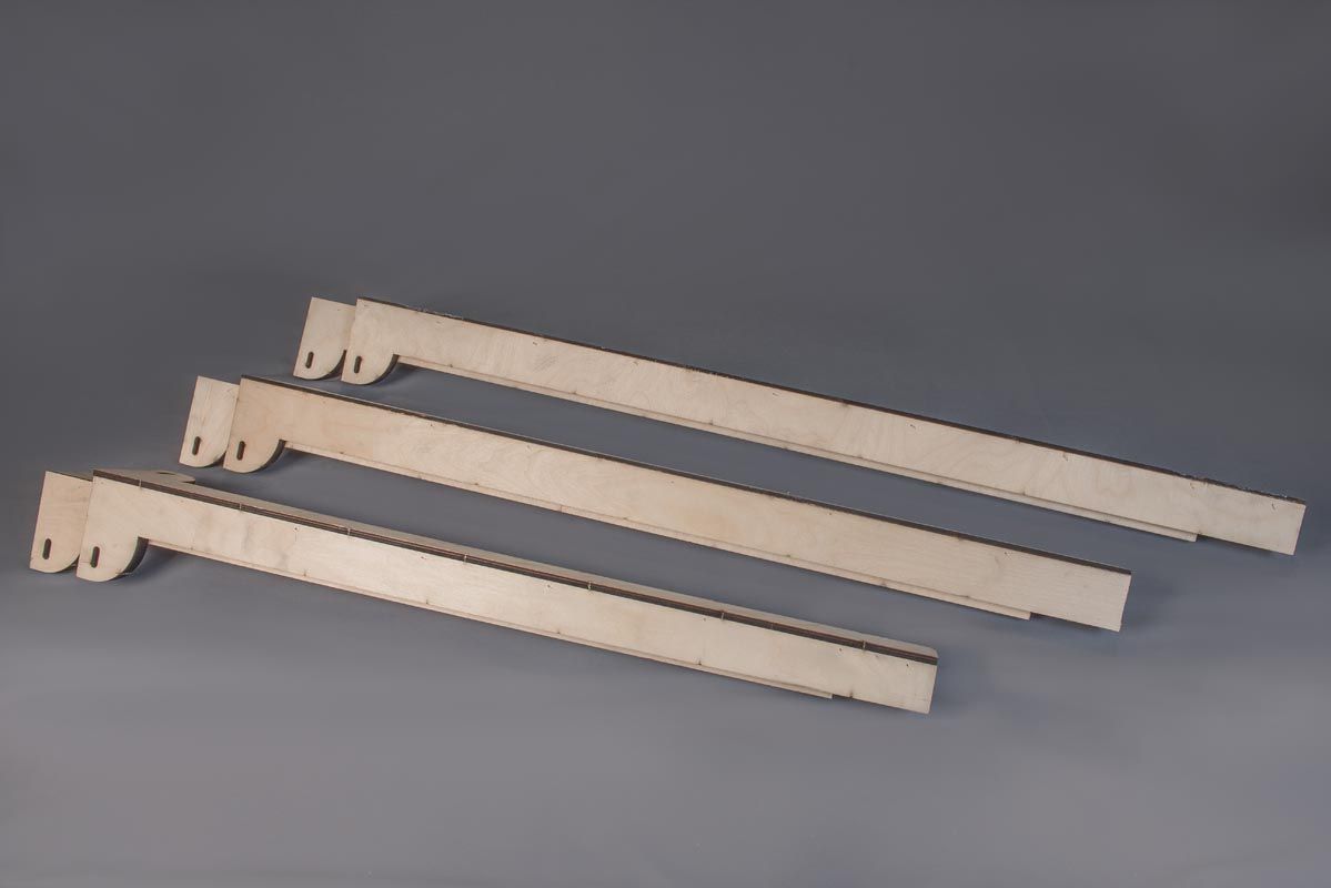 Baseboard Legs (pair) | White Rose Modelworks